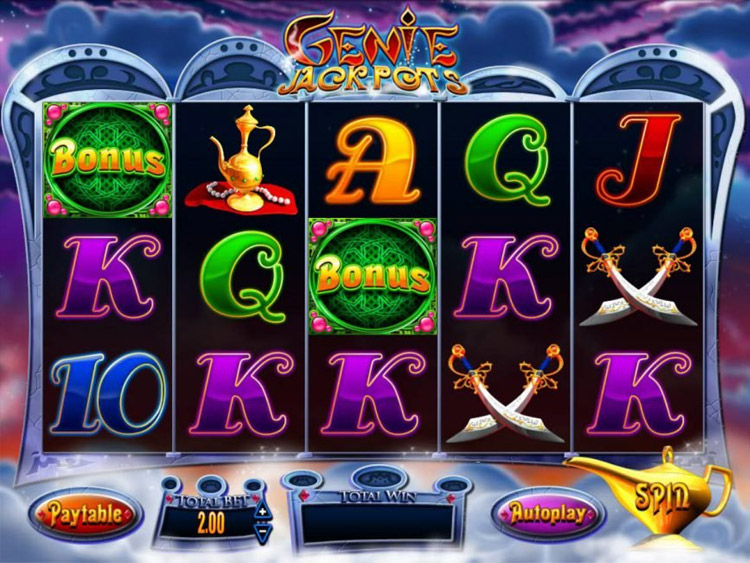 Play Genie Jackpots Slot Game at ICE36