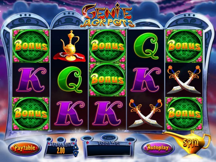 Play Genie Jackpots Slot Game Online at ICE36 UK Casino