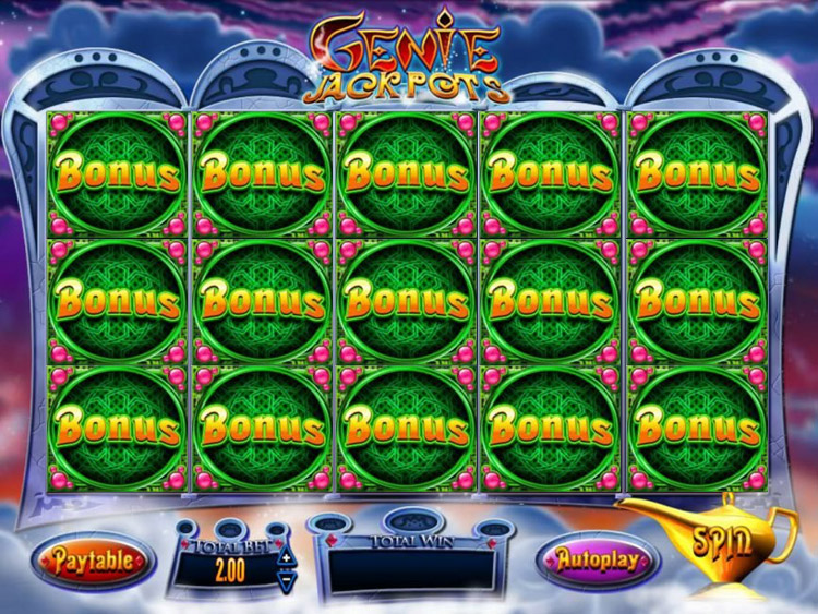 Play Genie Jackpots Slot Game at ICE36